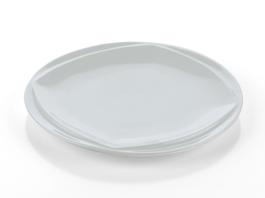 Aladdin Temp-Rite China Plate, 9" Bright White