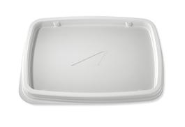 Aladdin Temp-Rite Disposable High Heat Non-Vented Lid, White - B82